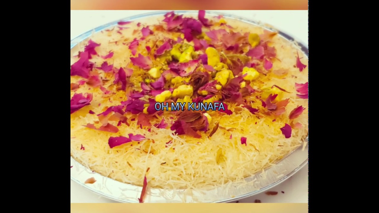 OH MY KUNAFA MANISAN YANG PENUH DENGAN CHEESE MELELEH - YouTube