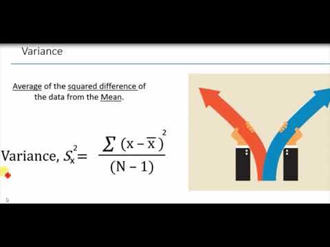 Variance , Covariance and correlation Explained With Excel #7 | Data Science in Arabic - YouTube
