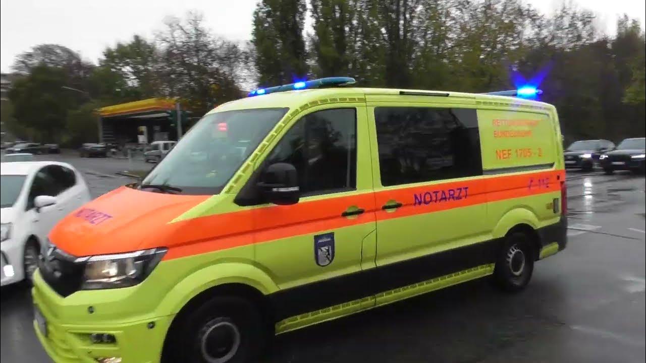 Bundeswehr NEF [Einsatzfahrt mit Horn] II FW Charlottenburg Nord (Berlin) - YouTube
