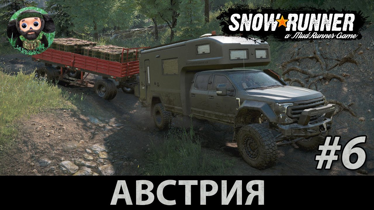 Snow Runner : Австрия #6 | Новое DLC Mack | Нашёл CLAAS | Рейс с ...