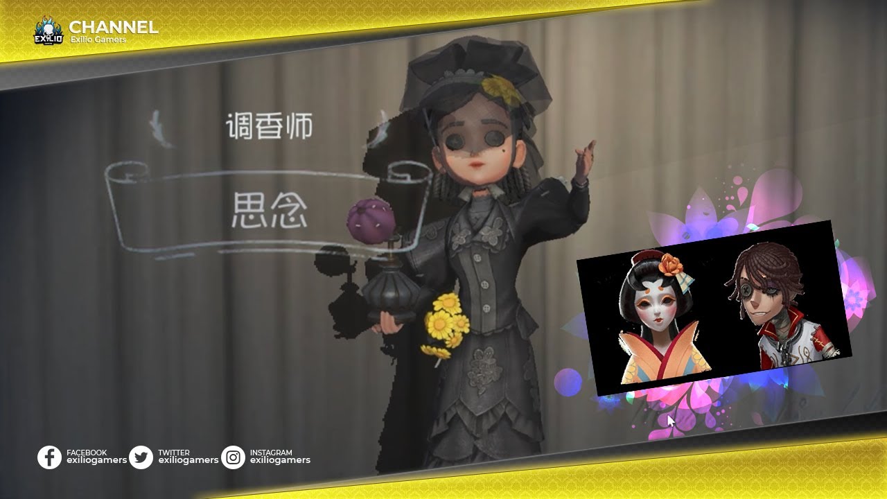 Perfumer / Prisoner / Geisha new B-Tier skins l Identity v - YouTube