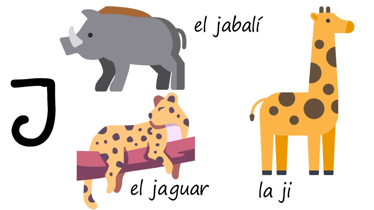 Animales de la A a la Z (audio) - YouTube