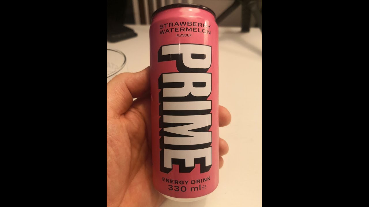 Prime Energy Strawberry Watermelon Flavour - YouTube
