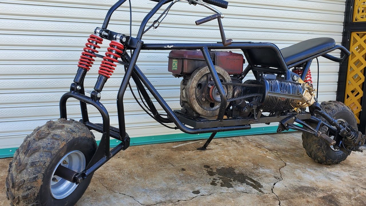 I BUILDING DIESEL MOTORCYCLE 4 SPEED DIESEL MOTORBIKE - YouTube