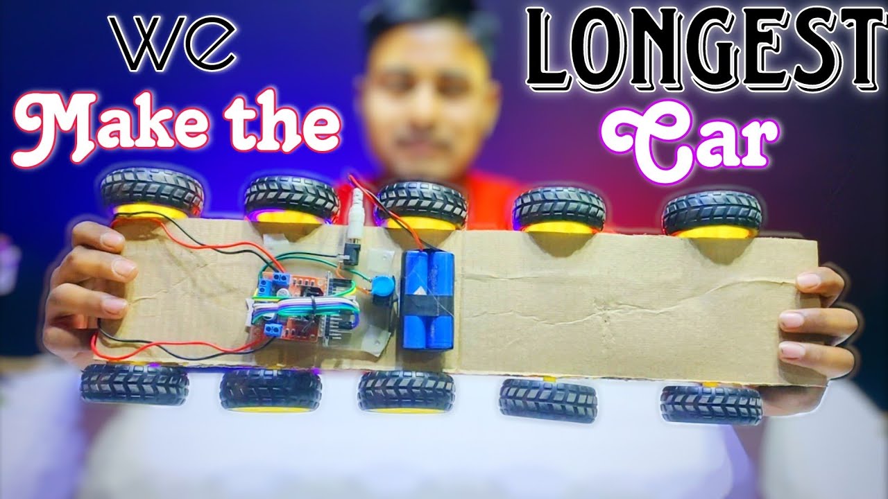Make a longest toy Car ||RC car #scienceproject #cars#toys - YouTube