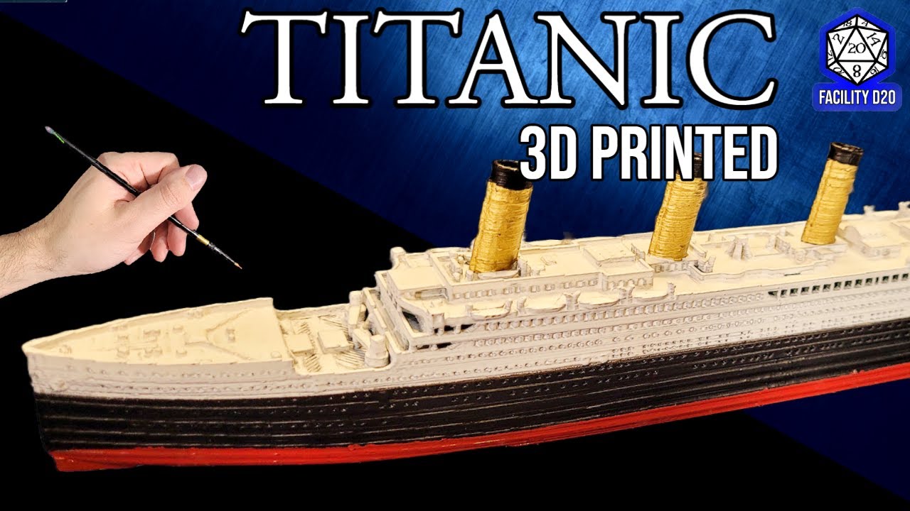 TITANIC 3D PRINTED - The Ship was HUGE! Printed with the LONGER LK5 PRO ...
