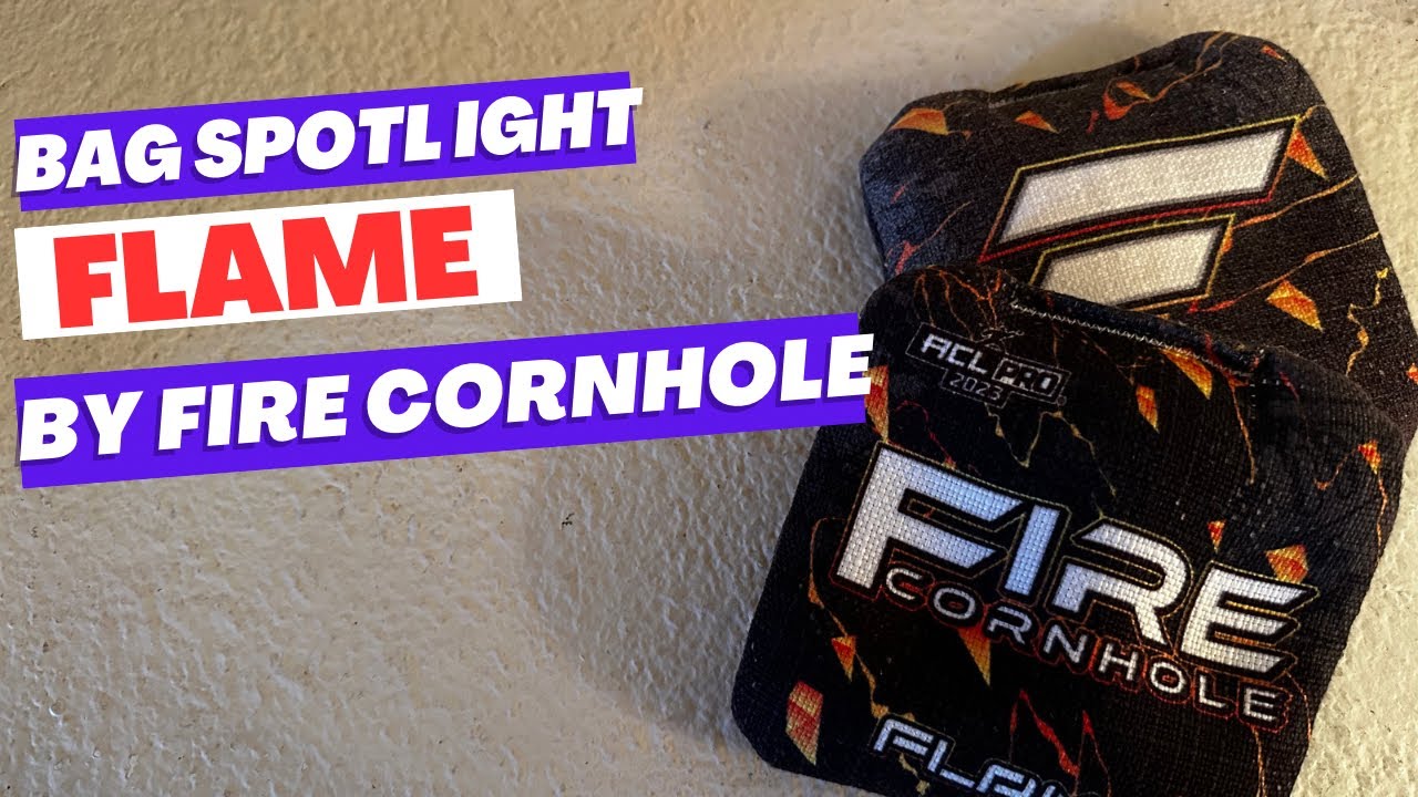 Cornhole Bag Spotlight: Flame by Fire Cornhole #cornholebags # ...