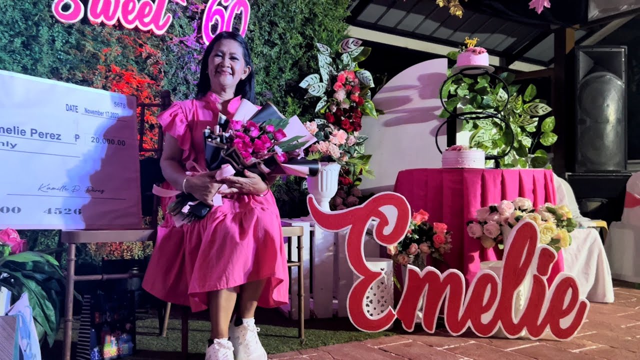 Emilie Perez turns 60 / full video - YouTube