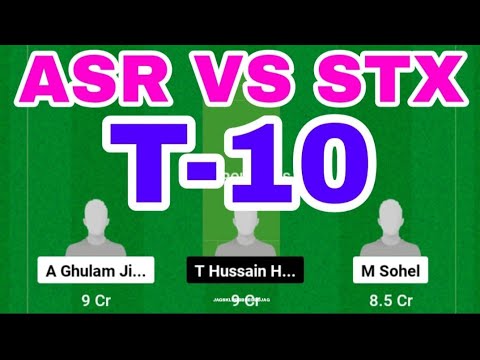 ASR vs STX DREAM11 PREDICTION asr vs stx dream11 team | ASR VS STX DREAM11 PREDICTION - YouTube