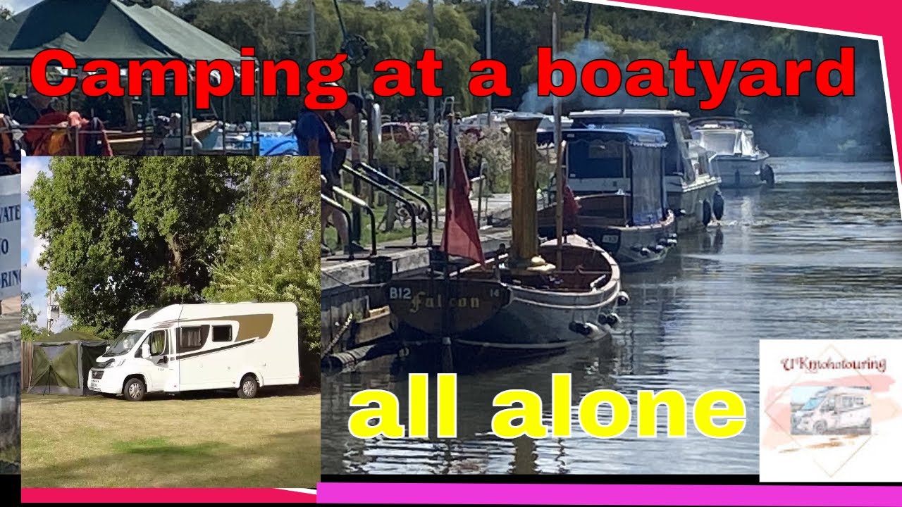 We're all alone at Simpsons Boatyard - Stalham - Norfolk Broads - YouTube