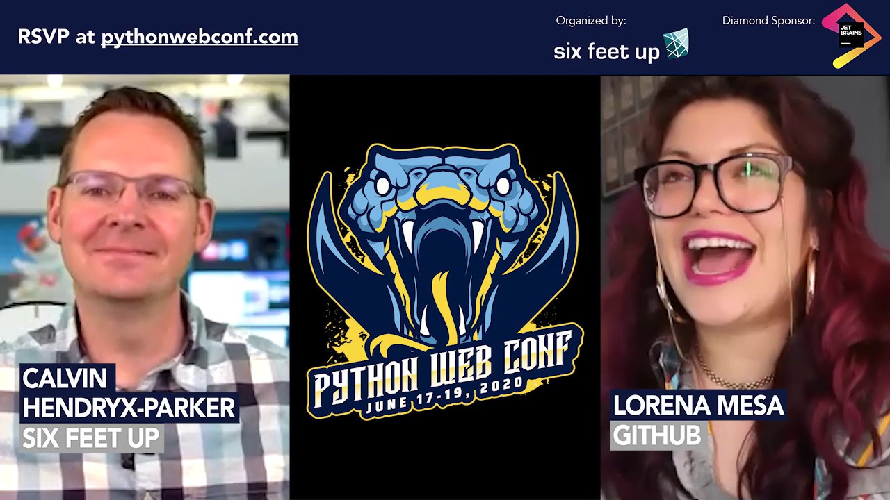 Python Web Conference 2020 Preview: Lorena Mesa + Calvin Hendryx-Parker - YouTube