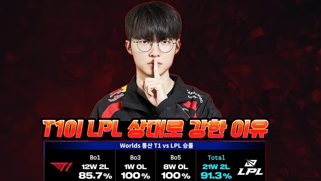 T1이 LPL 상대로 지지 않는 이유 - YouTube