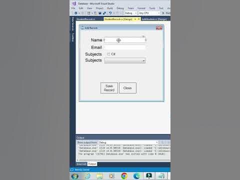 How to Set Tab index in Visual Studio - YouTube