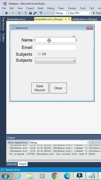 How to Set Tab index in Visual Studio - YouTube