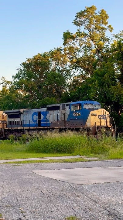 YN2 duo on CSX L738-23 with CSXT CW40-8 7894 leading with a RL K5LA on 06/23/2025 #Shorts #train ...