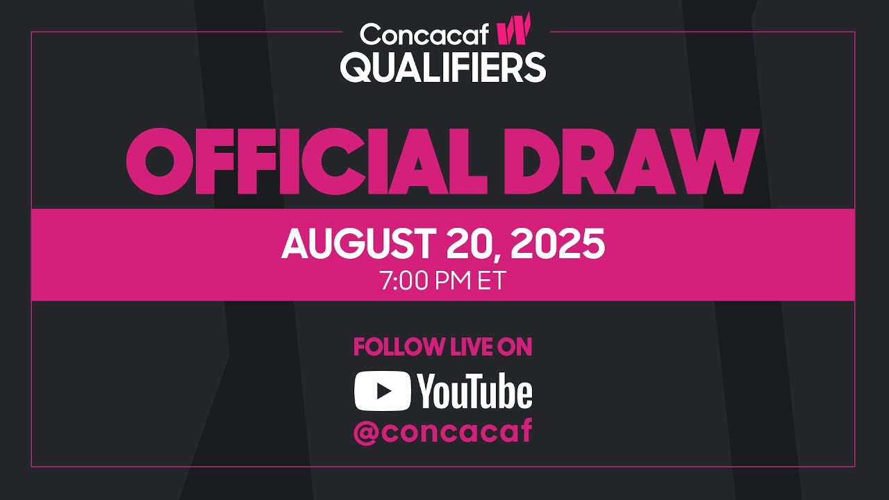 Official Draw | 2025/26 Concacaf W Qualifiers - YouTube