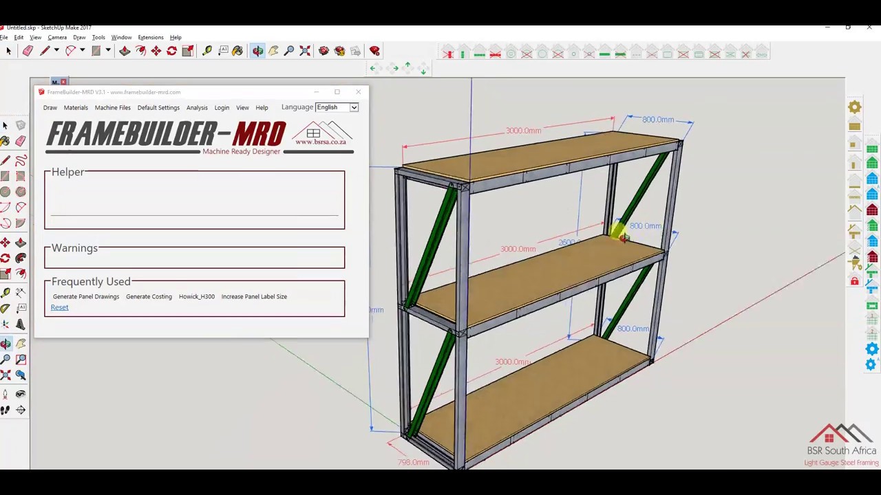 Draw some Shelving and Generate Panel Documents - YouTube