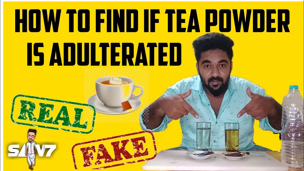 How To Find If Tea Powder Is Adulterated | Experiment | Real or Fake ...