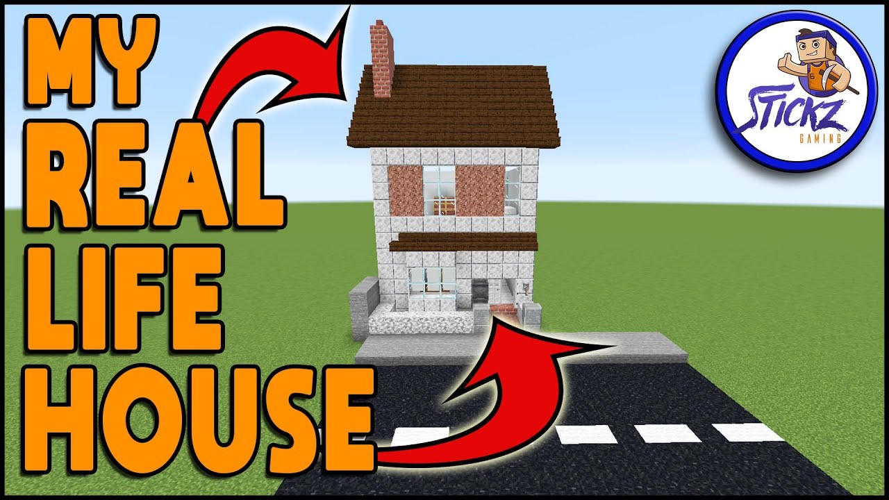 Building My REAL LIFE House in MINECRAFT - YouTube