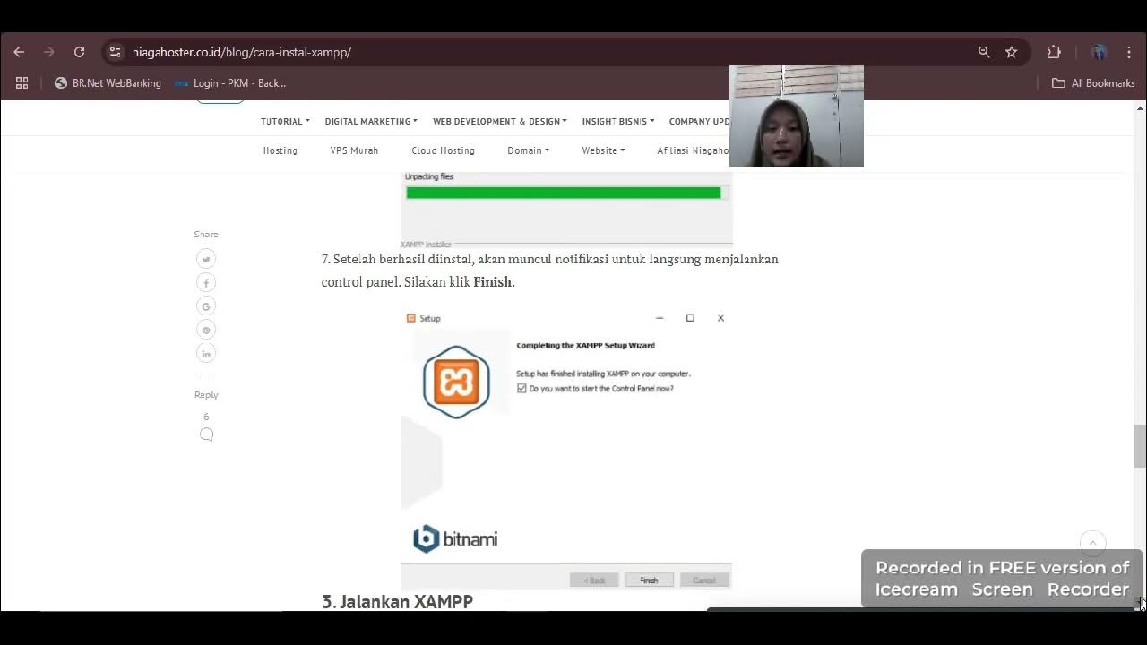 PEMROGRAMAN WEB|| INSTALASI XAMPP DI WINDOWS - YouTube