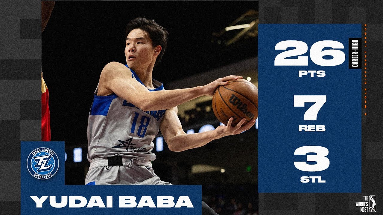 Yudai Baba With a CAREER-HIGH 26 PTS in Win vs. Squadron! - YouTube