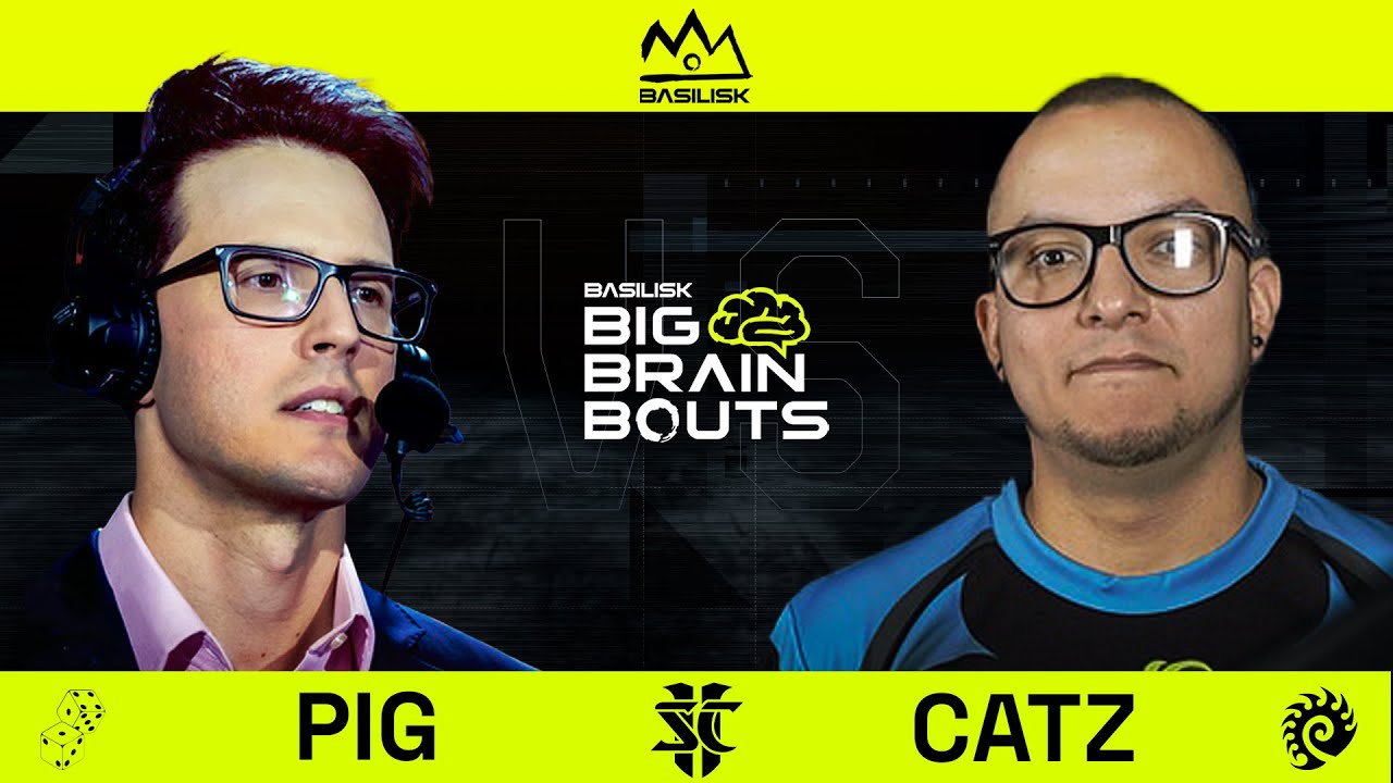 StarCraft 2: PiG VS CatZ | BASILISK Big Brain Bouts #24 - YouTube