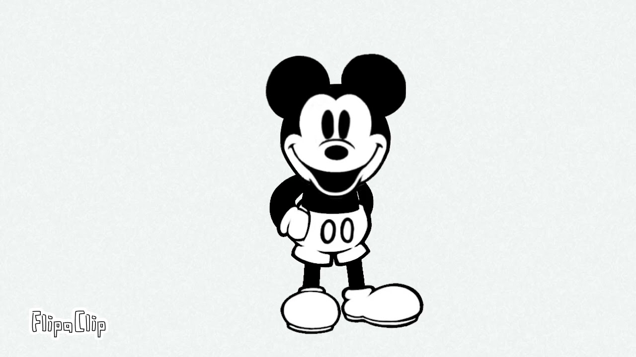 Mickey character animation test - YouTube