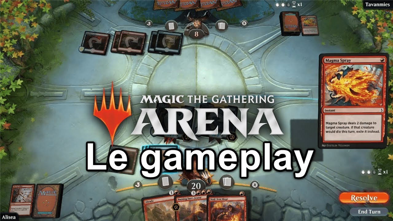Magic The Gathering Arena: Le gameplay - YouTube