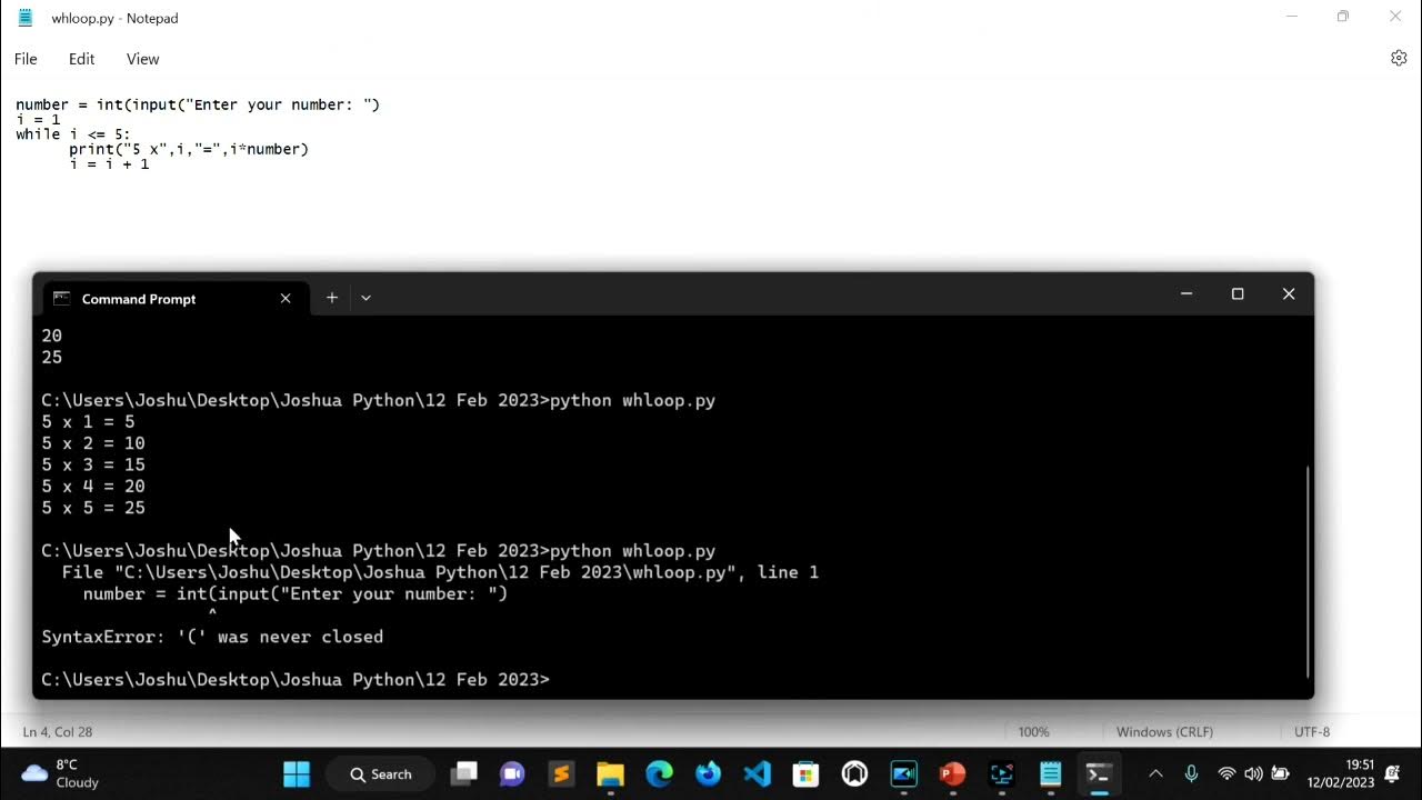 The Guide to Comments and While Loop in Python (Python Tutorial 5 ...