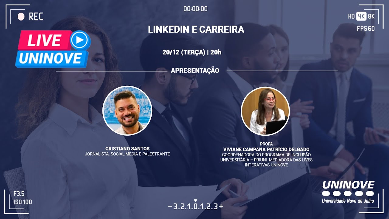 UNINOVE LIVE - LINKEDIN E CARREIRA - YouTube