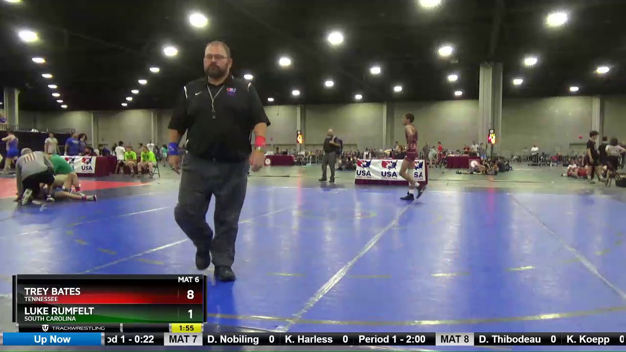 Cadet Men 113 Trey Bates Tennessee Vs Luke Rumfelt South Carolina - YouTube