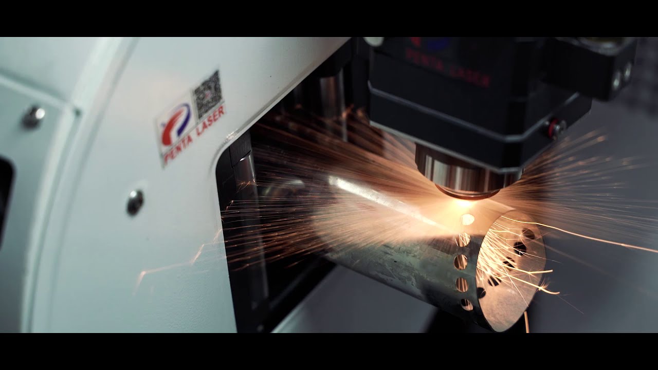 PENTA LASER New Design Pipe Cutting Machine - YouTube