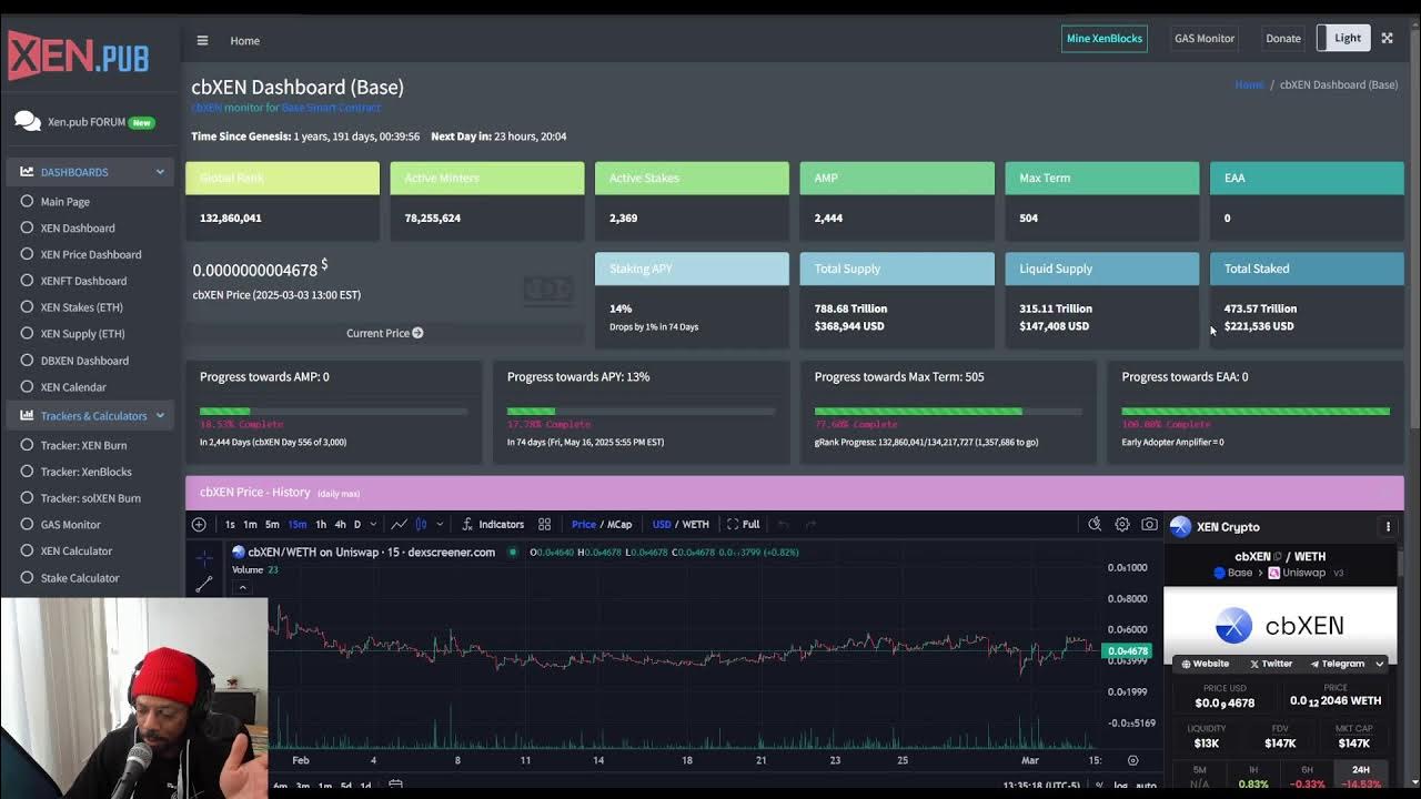 Chill Crypto Stream: XENTOLOGY DOWNLOAD / XEN Cabal Savings Account Logic 3/3/25 - YouTube