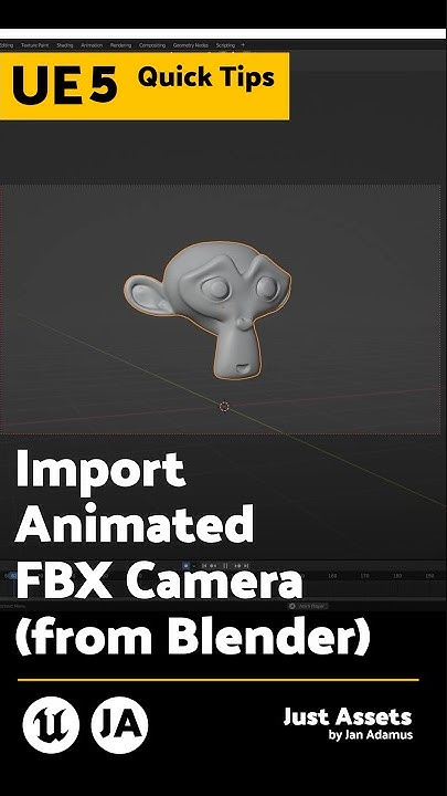 UE Quicktip - Import animated FBX camera (from blender) - YouTube