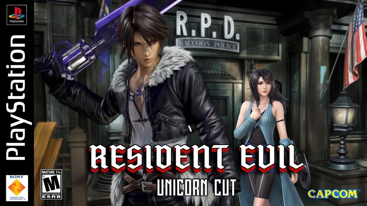 Resident Evil: Unicorn Cut – RE2 [PS1] Mod | Squall Leonhart Gameplay ...