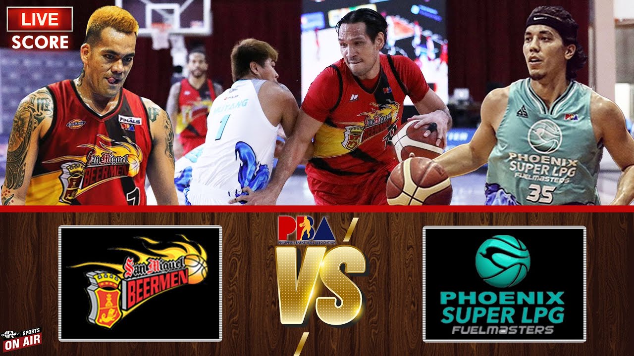 🔴 PBA LIVE SCORE: SAN MIGUEL BEERMEN VS PHOENIX | FREE ENDING l PBA ...
