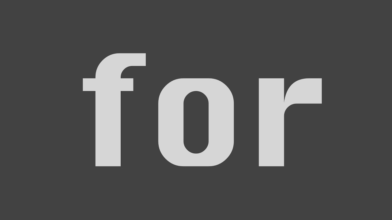 "for" , the English Word Explained: A Deep Dive into Advanced English ...