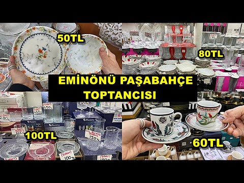 EMİNÖNÜ PAŞABAHÇE TOPTANCISI / DAHA UCUZU YOK /YETİŞEN ALIYOR /5-10 TL TABAK/ UCUZ ÇEYİZ ALIŞVERİŞİ