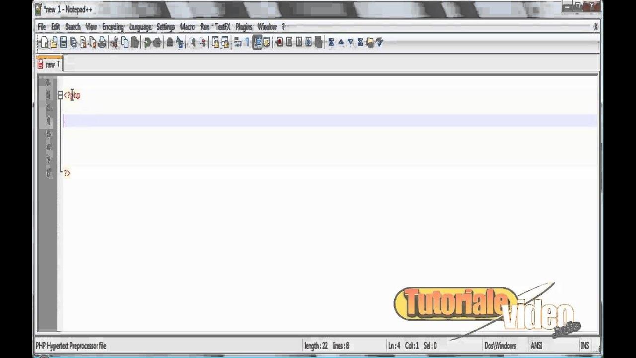 Video Tutorial Php partea a doua - YouTube