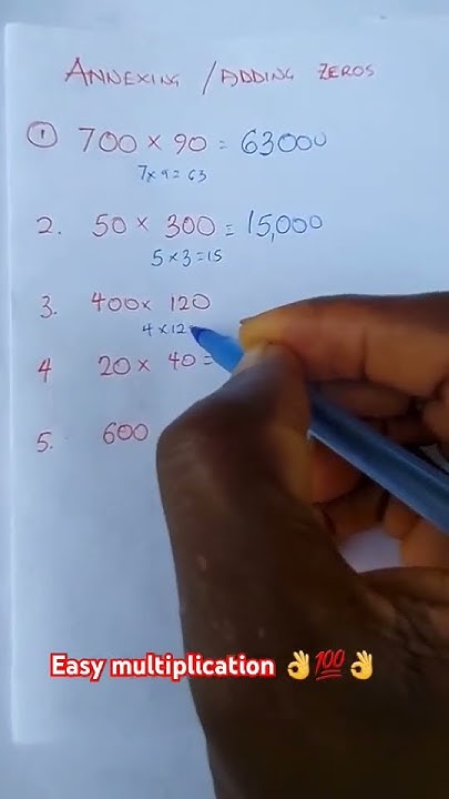 ANNEXING/ADDING ZEROS #maths_brainx_tv #numberoperations - YouTube