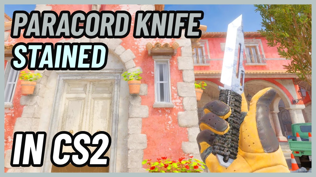 CS2 Paracord Knife Stained | CS2 Knife In-Game Showcase [4K] - YouTube