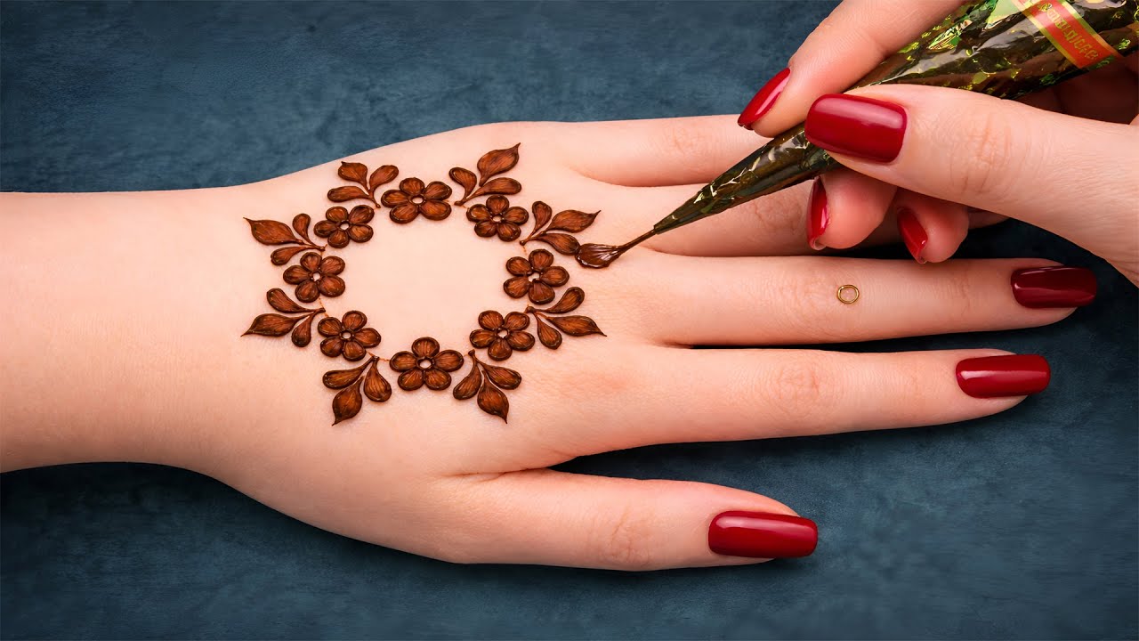 Mehndi Design Full Hand For Girls Simple And Easy | Anisha Mehndi Magic ...