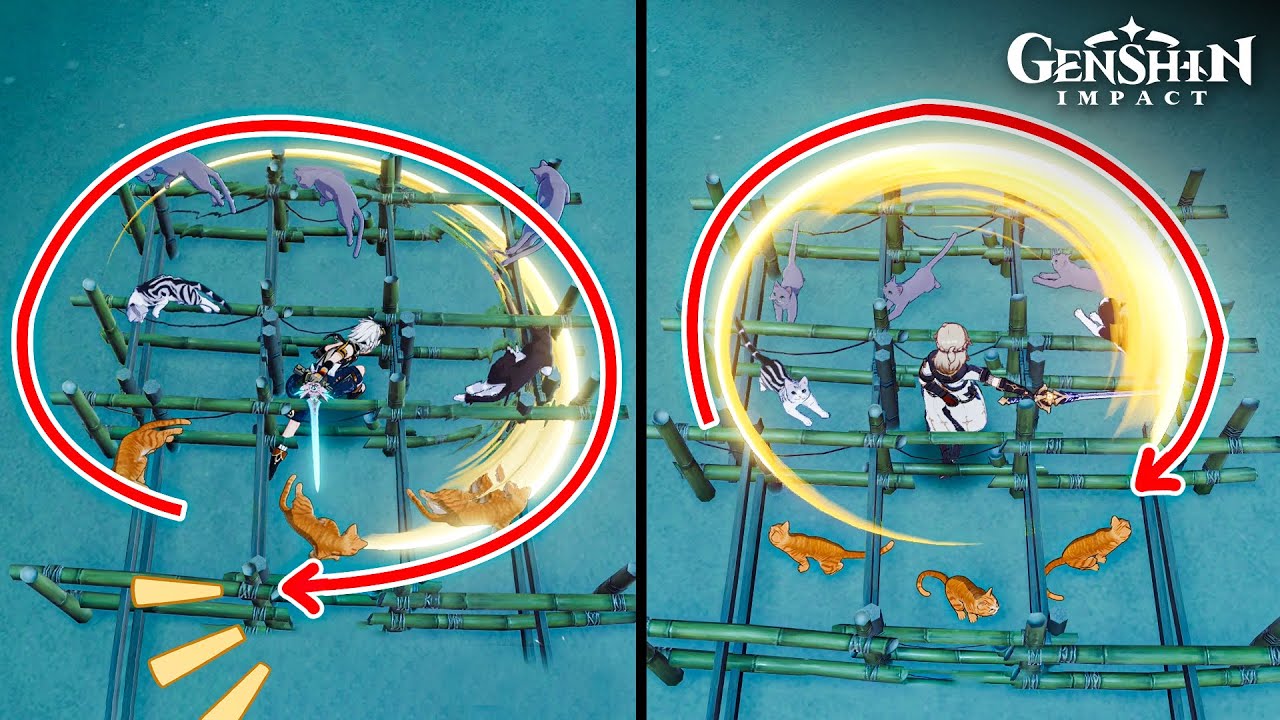 Who Has the Widest Sword Hitbox in Genshin? - YouTube