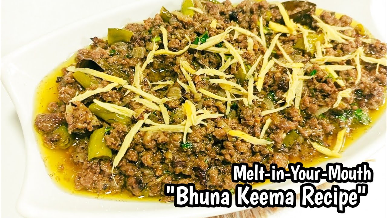 Delhi Style Bhuna Keema Recipe | Kachori, Roti, parathe ke sath khae ye ...