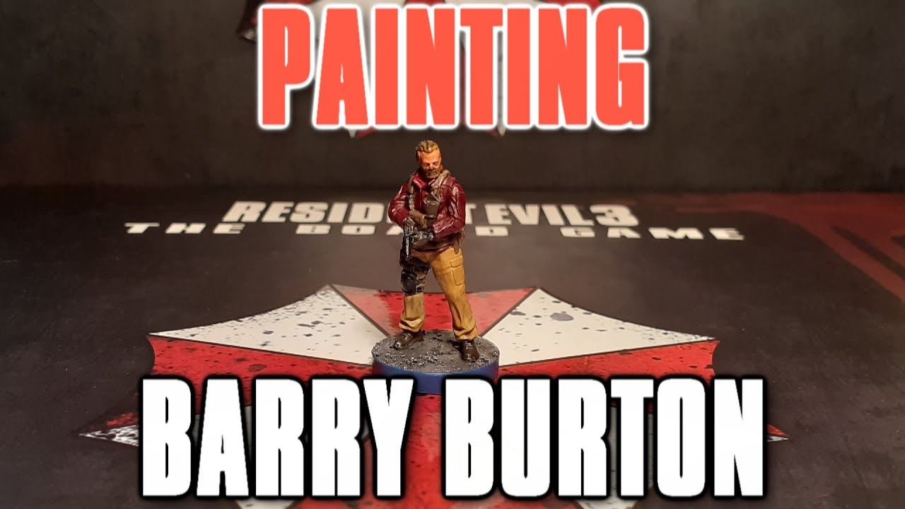 Painting Barry Burton! | Resident Evil 3: The Board Game - YouTube