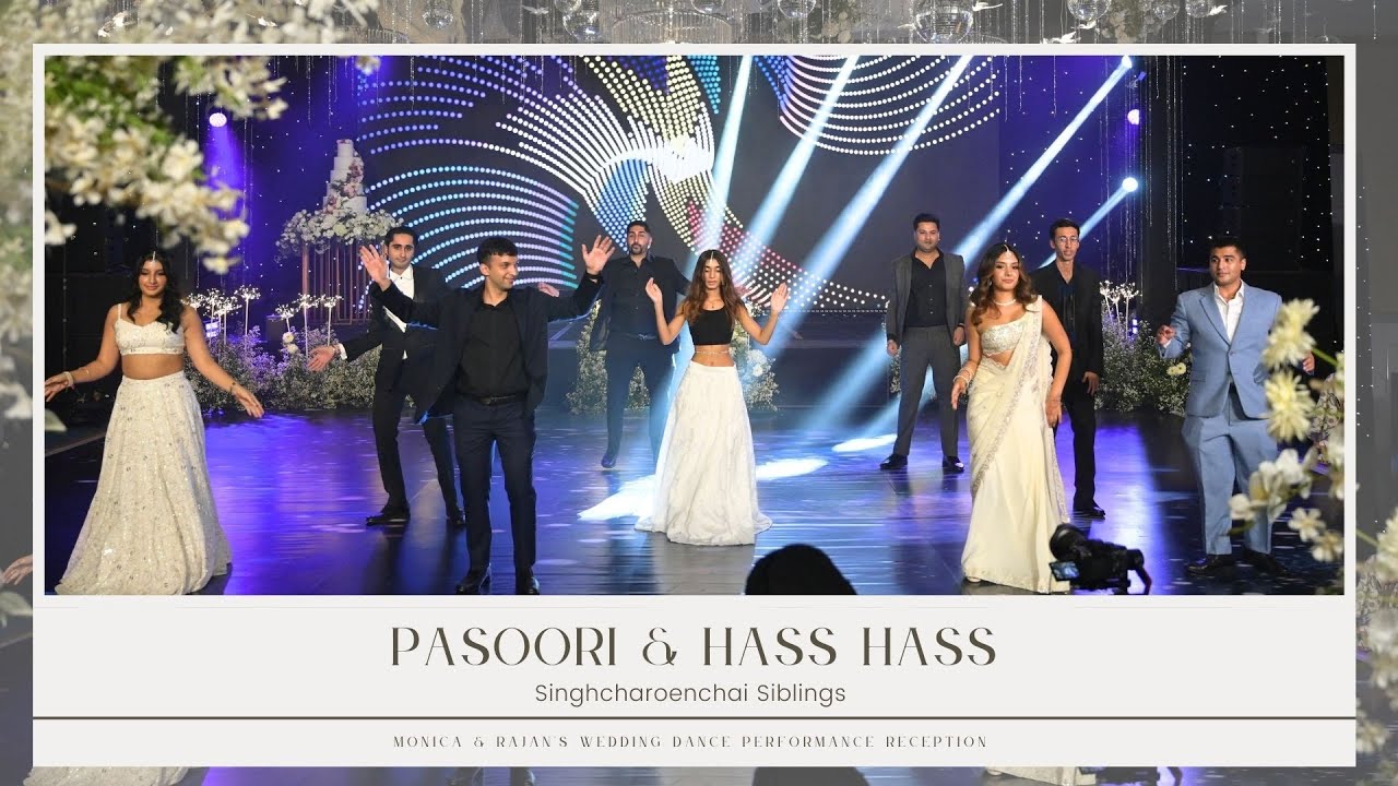 Pasoori & Hass Hass || Monica & Rajan's Wedding Dance Performance || Reception - YouTube
