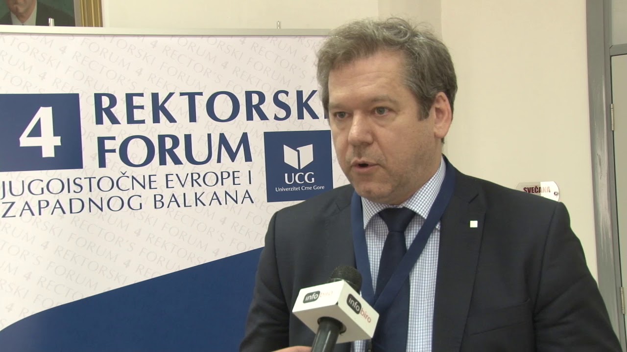 Rektor Univerziteta u Ljubljani prof. dr Igor Papič, IV rektorski forum ...