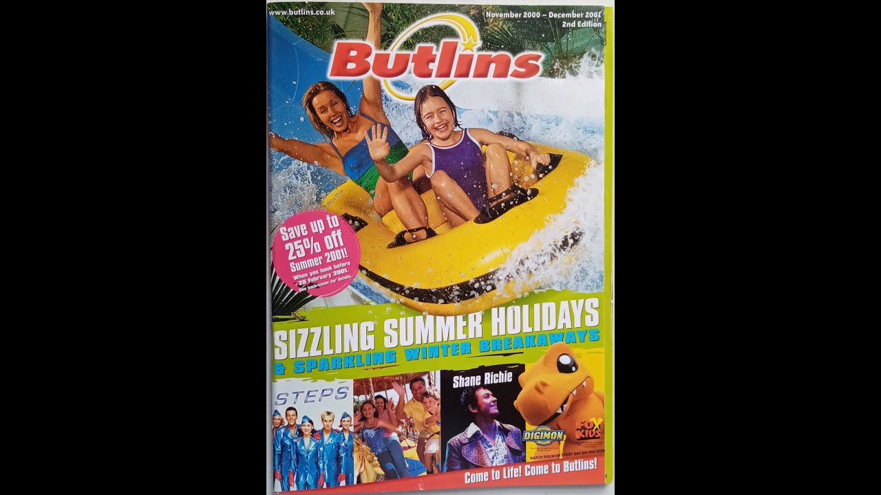 @butlins Brochure November 2000 to December 2001 (2nd Edition) - YouTube
