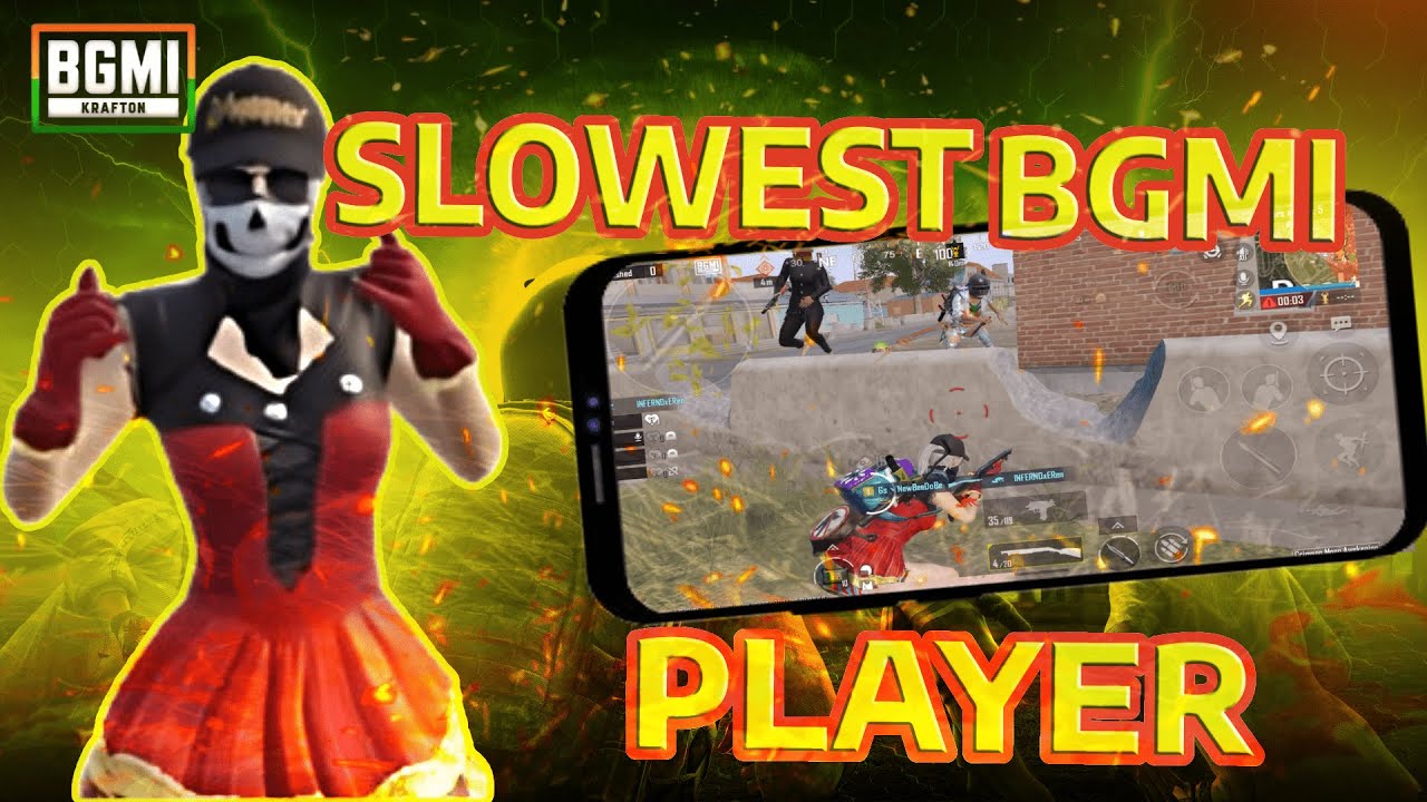 BGMI Funny Moments & Clutches: Slowest BGMI Player - YouTube