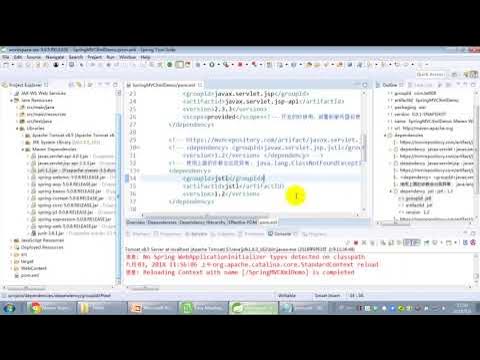 SSM框架开发实战28，编写Spring控制器XML配置方式，学浪计划 - YouTube